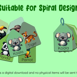 Jungle Animals Flashcards, Illustrations Jungle Animals Flashcards ...