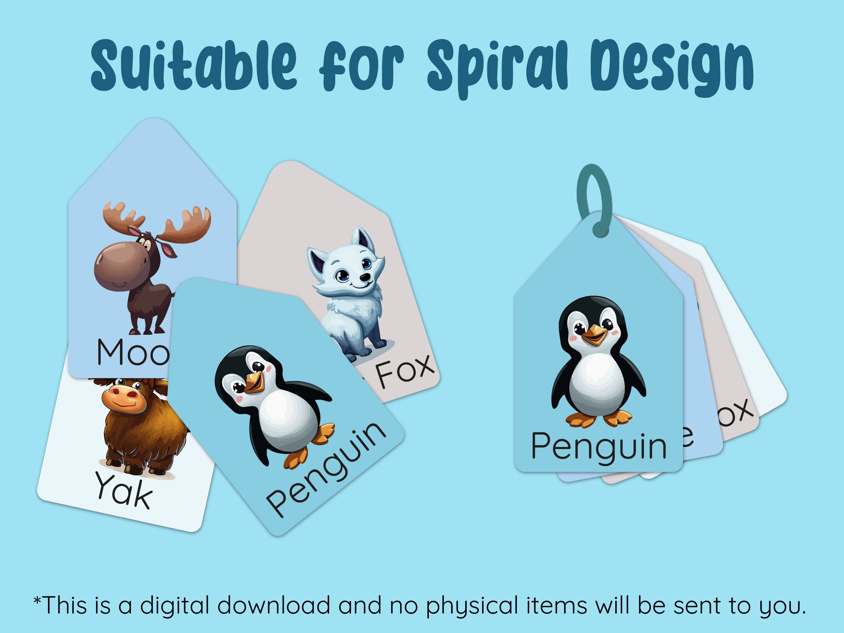 Arctic Animals Flashcards, Cartoon Arctic Animals, Illustrations Arctic ...