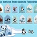 Arctic Animals Flashcards, Cartoon Arctic Animals, Illustrations Arctic ...