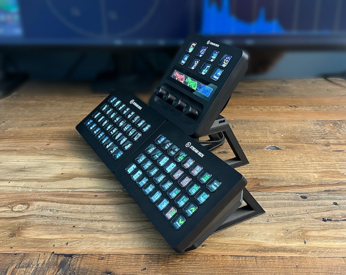 Dual Stream Deck XL and Stream Deck Plus Stand - Etsy