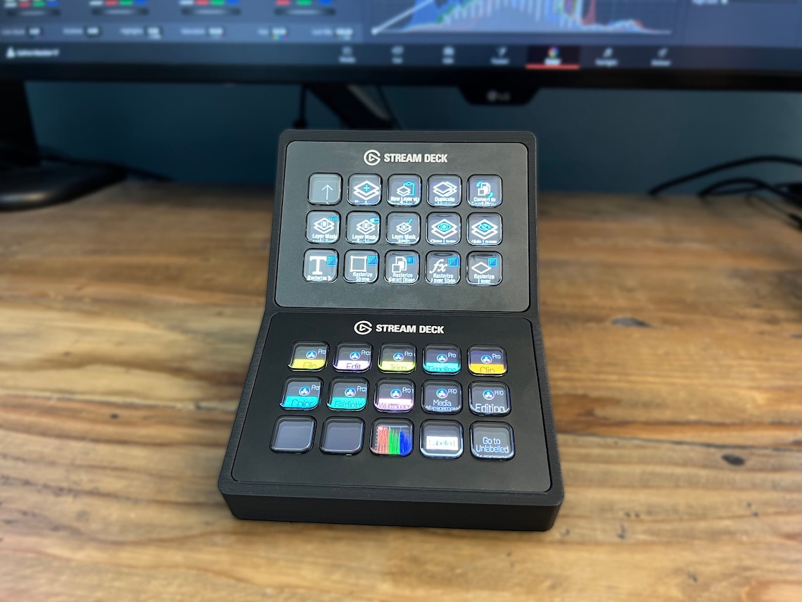 Dual 15 Key Stream Deck Vertical Stand - Etsy