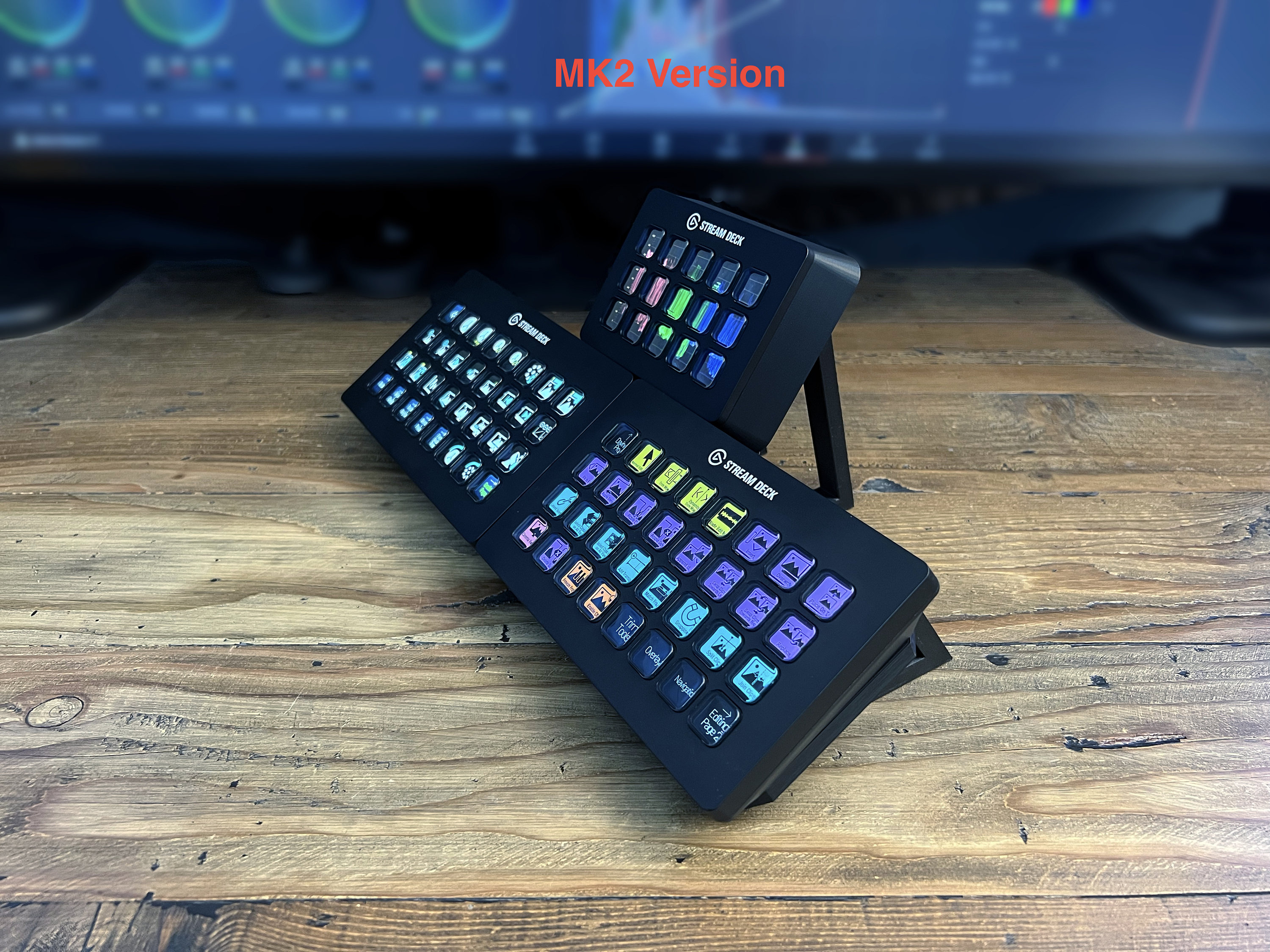 Dual Stream Deck XL and Stream Deck 15 Key Stand - Etsy