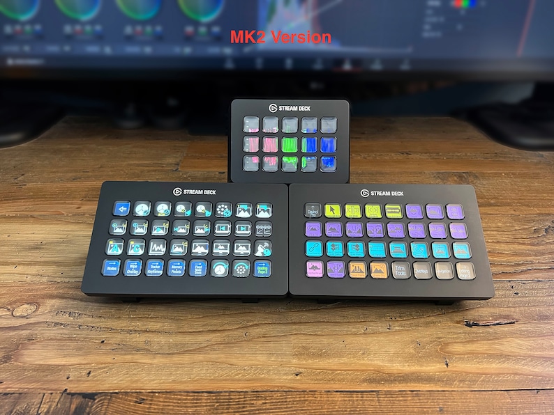 Dual Stream Deck XL and Stream Deck 15 Key Stand - Etsy
