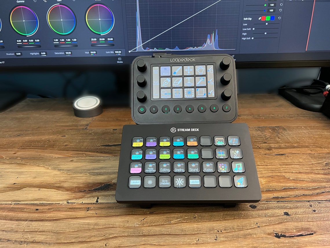 Stream Deck XL and Loupedeck Live Stand - Etsy