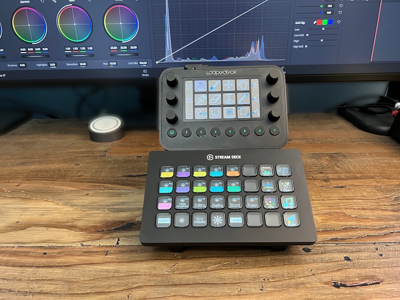 Stream Deck XL and Loupedeck Live Stand - Etsy