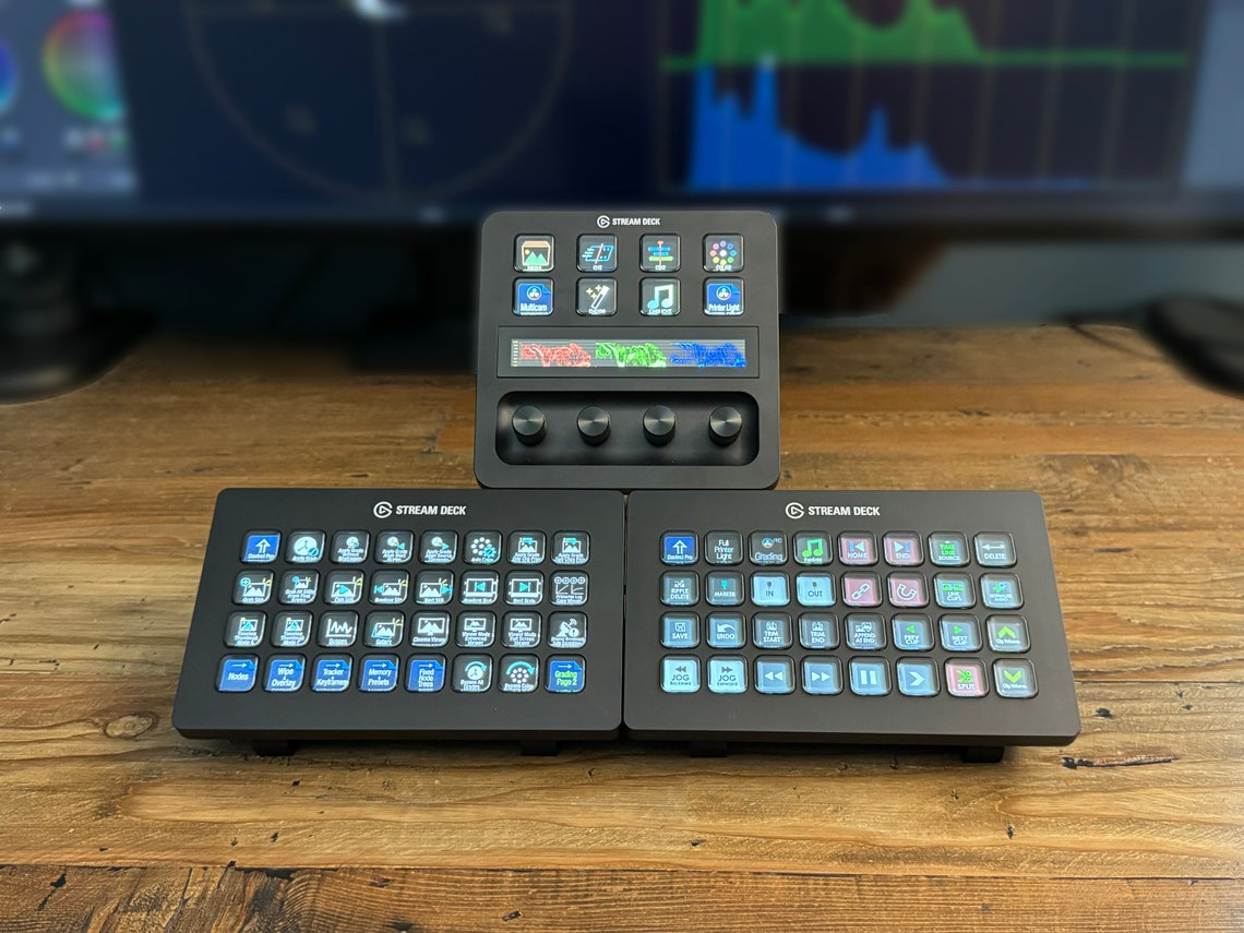 Dual Stream Deck XL and Stream Deck Plus Stand - Etsy