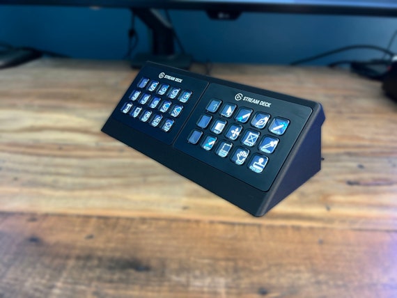 Dual 15 Key Stream Deck Horizontal Stand | Etsy