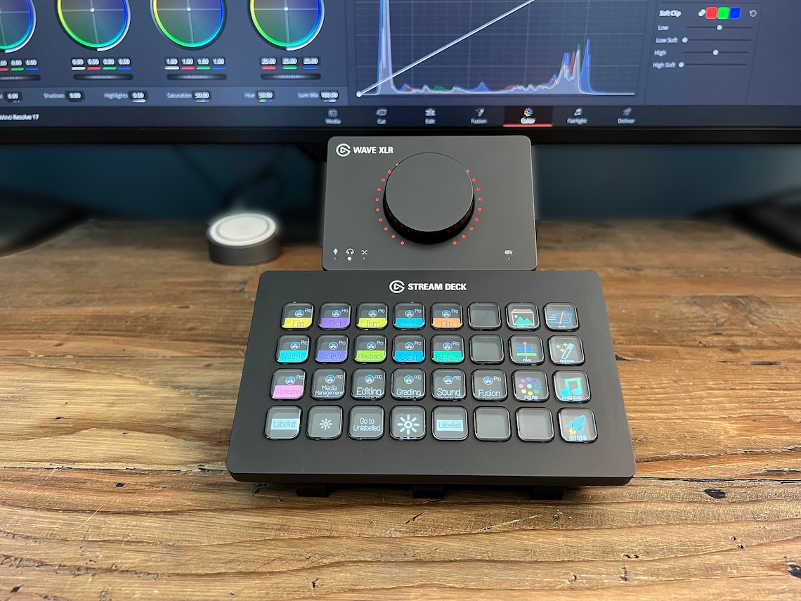 Stream Deck XL and Wave XLR Stand - Etsy