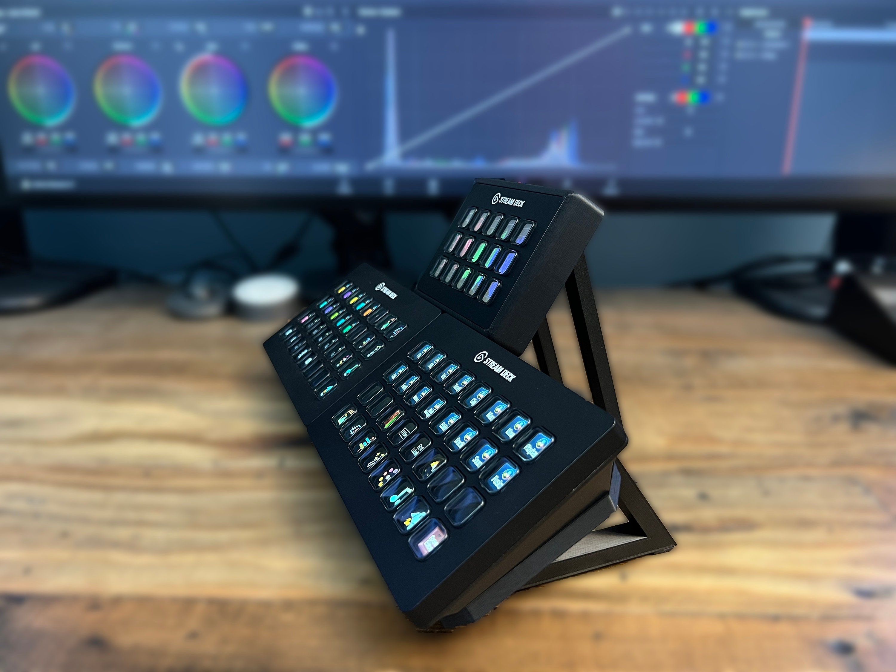 Dual Stream Deck XL and Stream Deck 15 Key Stand - Etsy