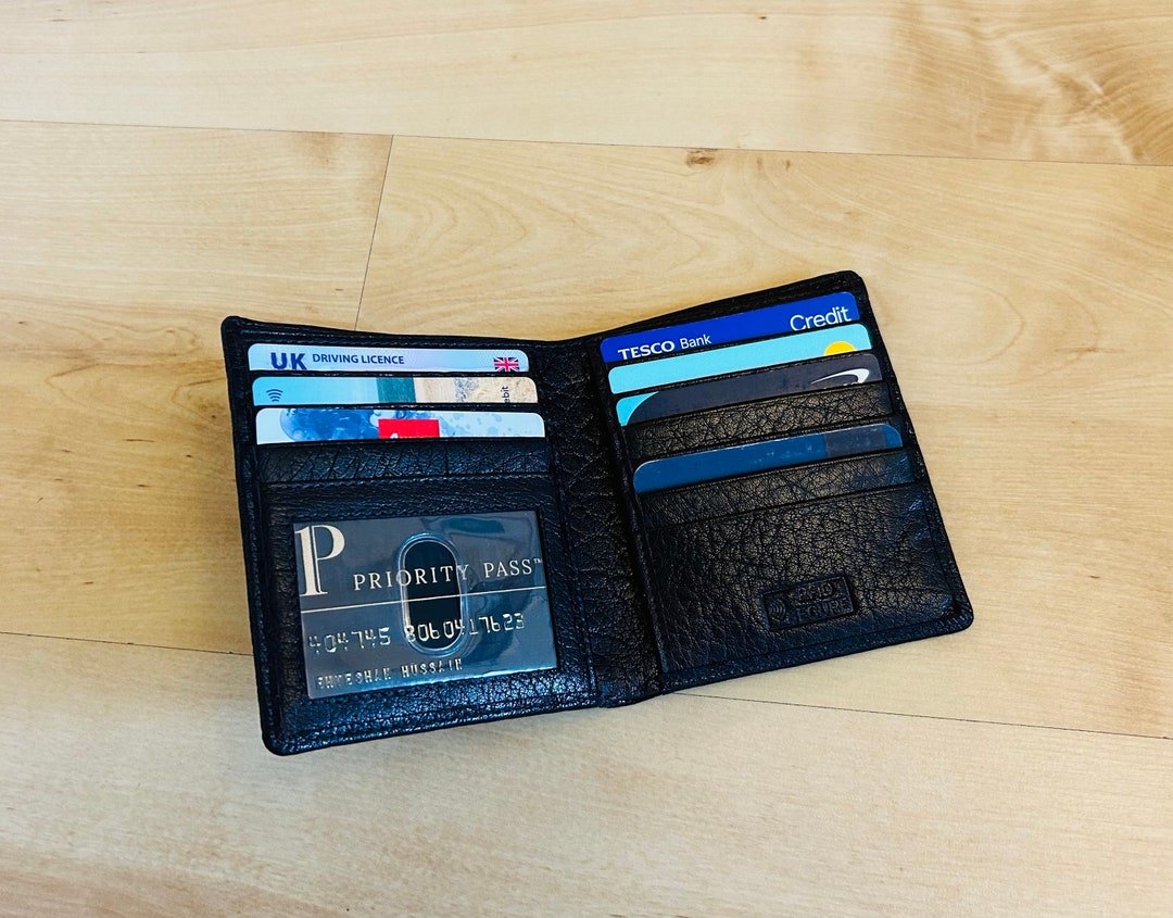 G&T Full-grain Leather Soft Credit Card Holder, Travel Wallet, Note ...