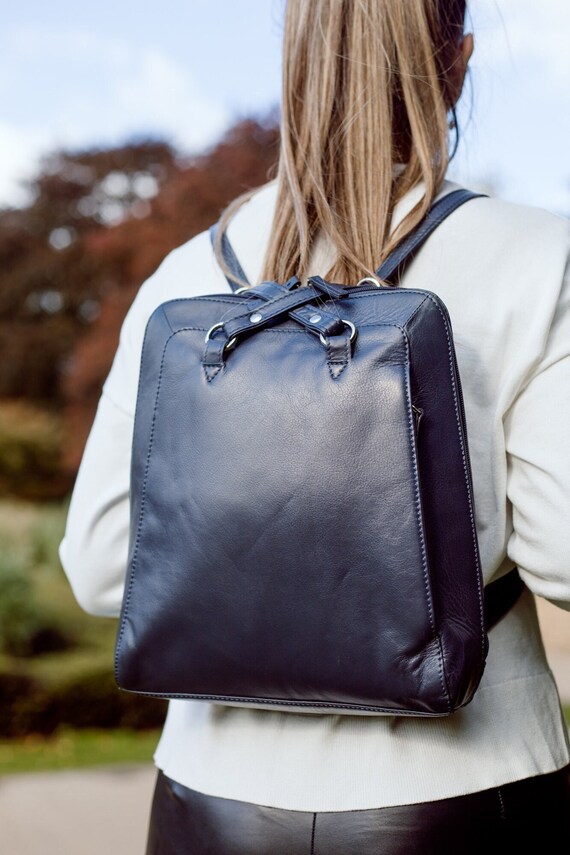 G&T Leather Classic Convertible Backpack / Handbag - Etsy