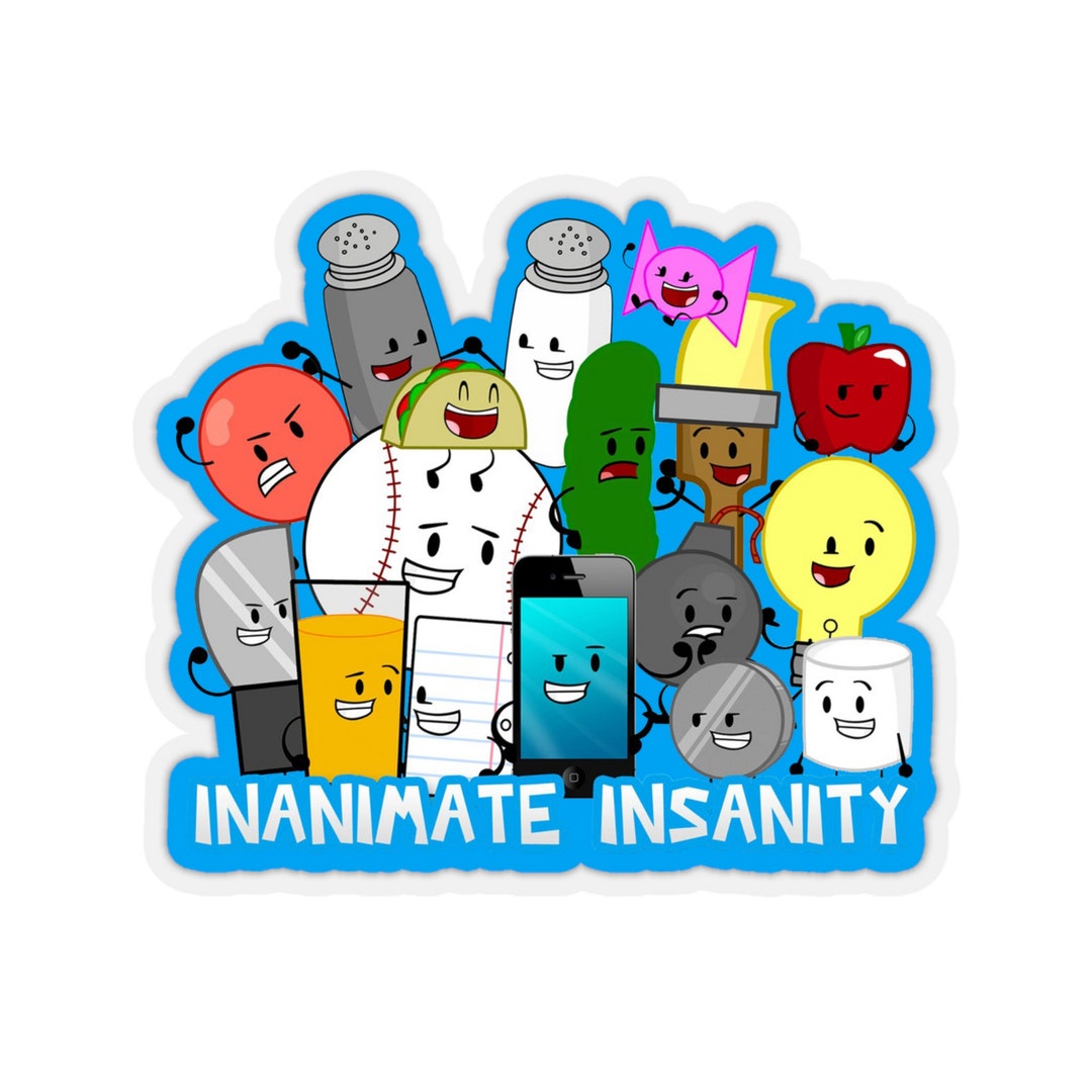 Inanimate Insanity Characters Sticker Nickel Bfb Shop Memes - Etsy