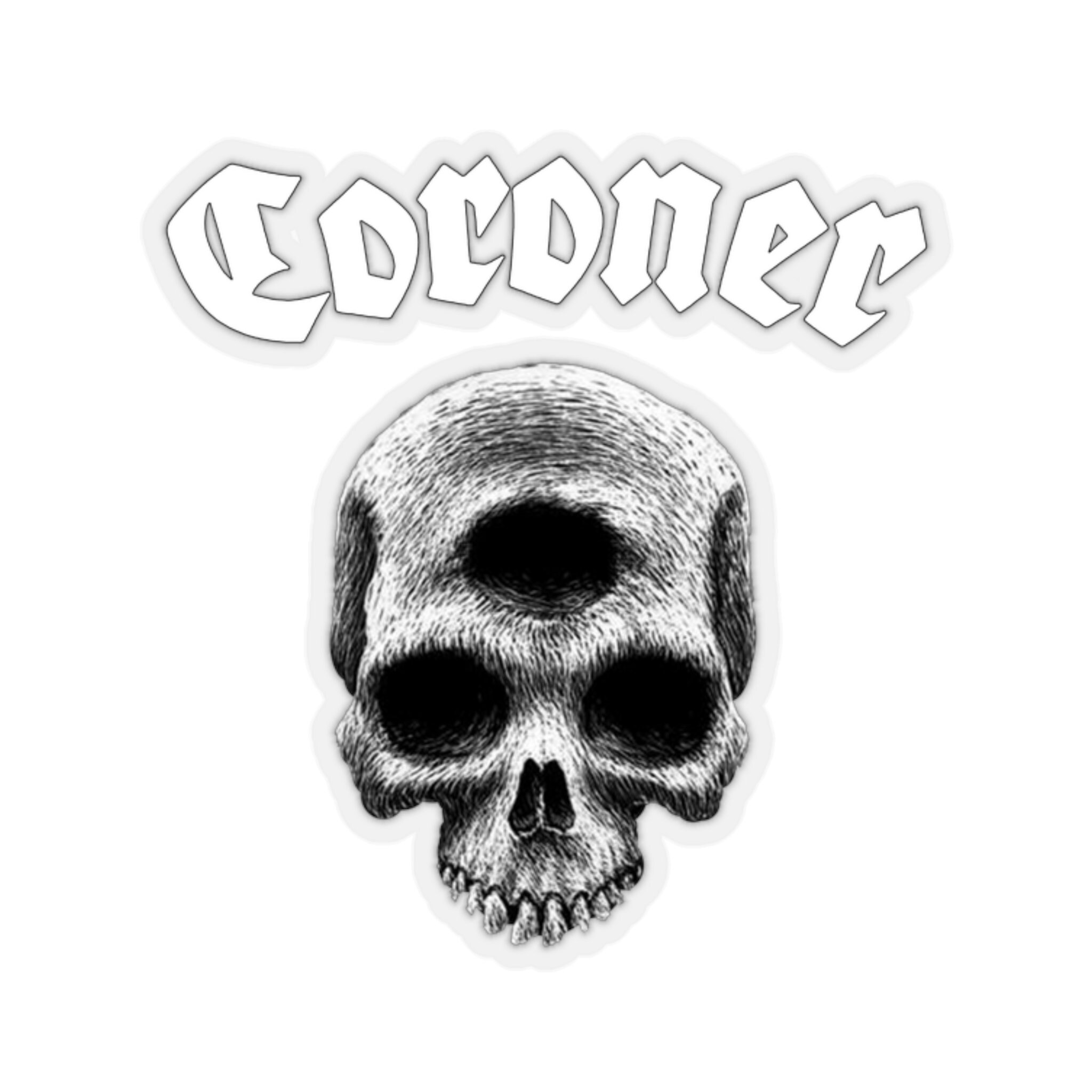 Coroner Logo Sticker Swiss Thrash Metal Band Merch Ron Royce - Etsy
