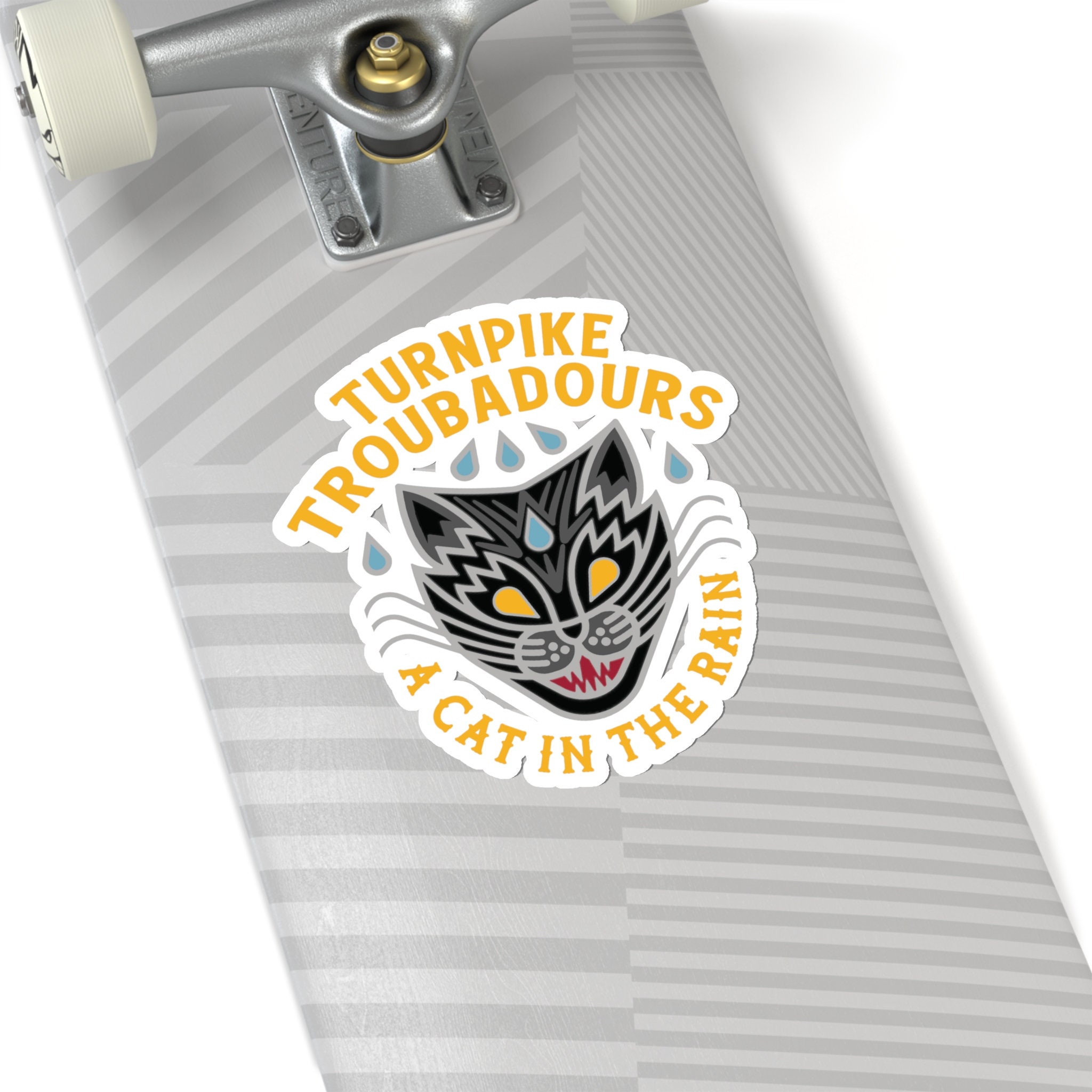 Turnpike Troubadours Cat in the Rain Sticker Musical Band - Etsy