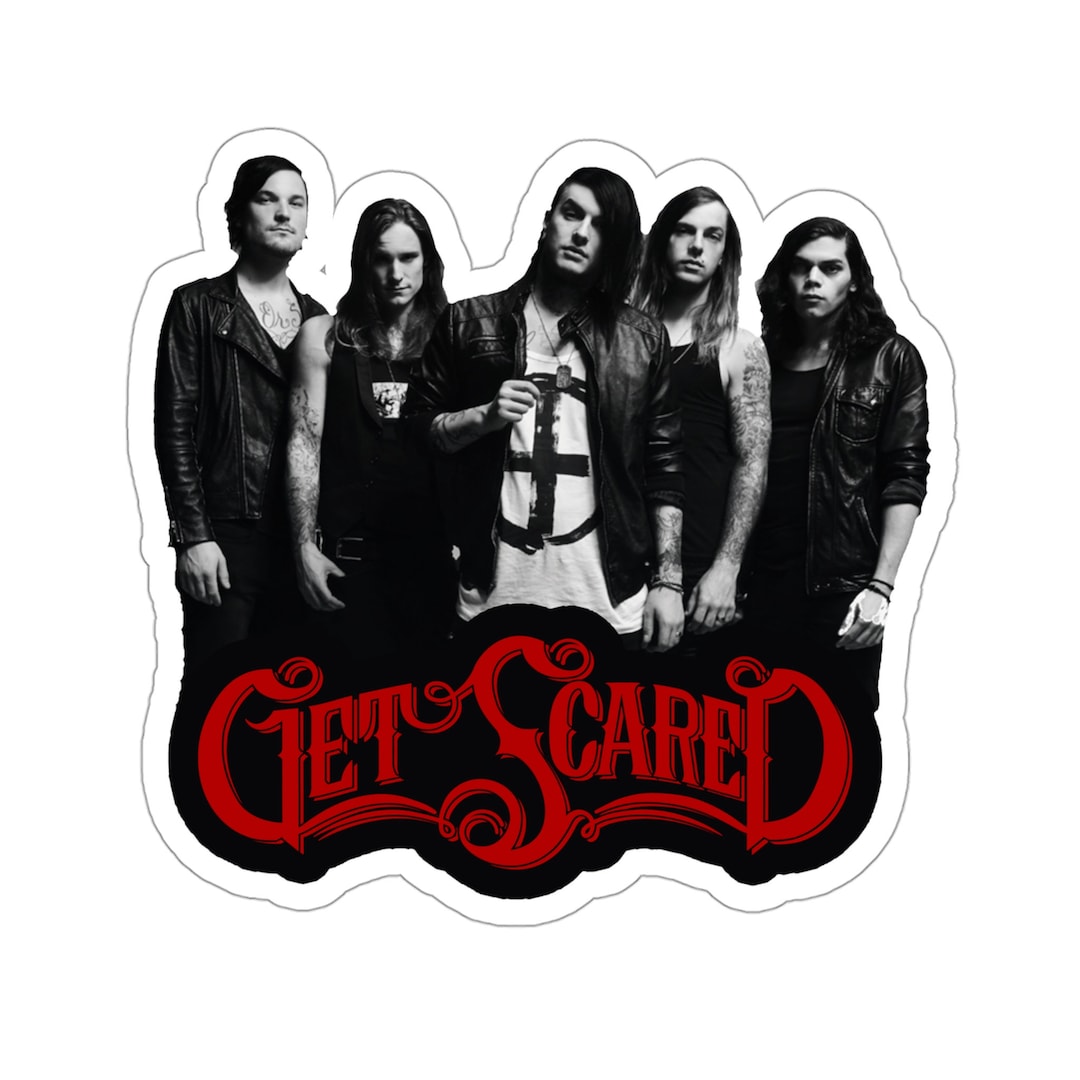Get Scared Members Logo Sticker American Post-hardcore Band - Etsy