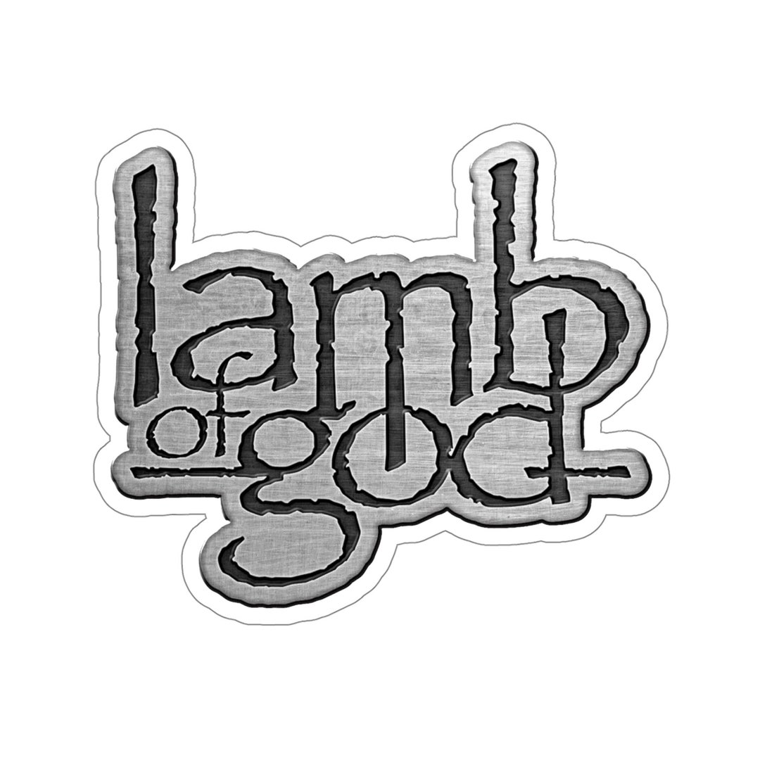 Lamb of God Logo Sticker Groove Metal Band Merch Burn the - Etsy