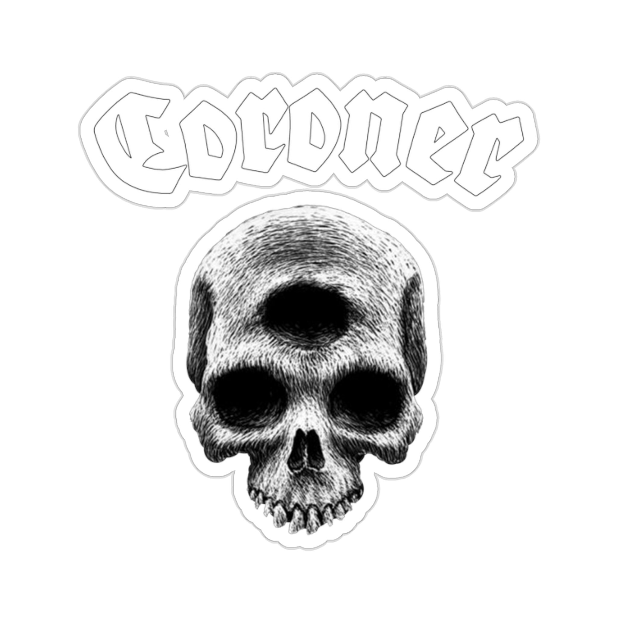 Coroner Logo Sticker Swiss Thrash Metal Band Merch Ron Royce - Etsy
