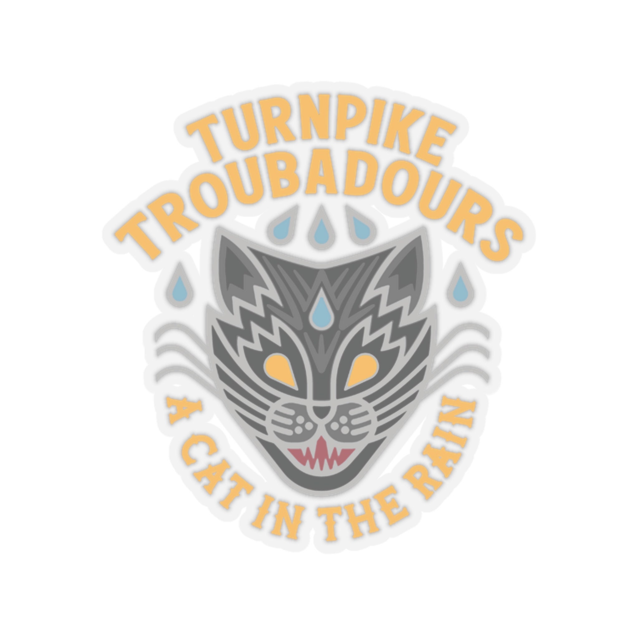 Turnpike Troubadours Cat in the Rain Sticker Musical Band - Etsy