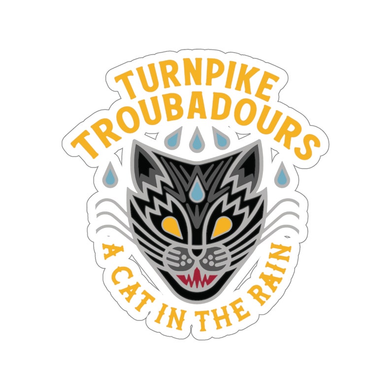 Turnpike Troubadours Cat in the Rain Sticker Musical Band - Etsy