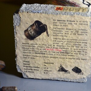 Handmade Rust Beancan Grenade Replica: Life-size Gamer Decor - Etsy