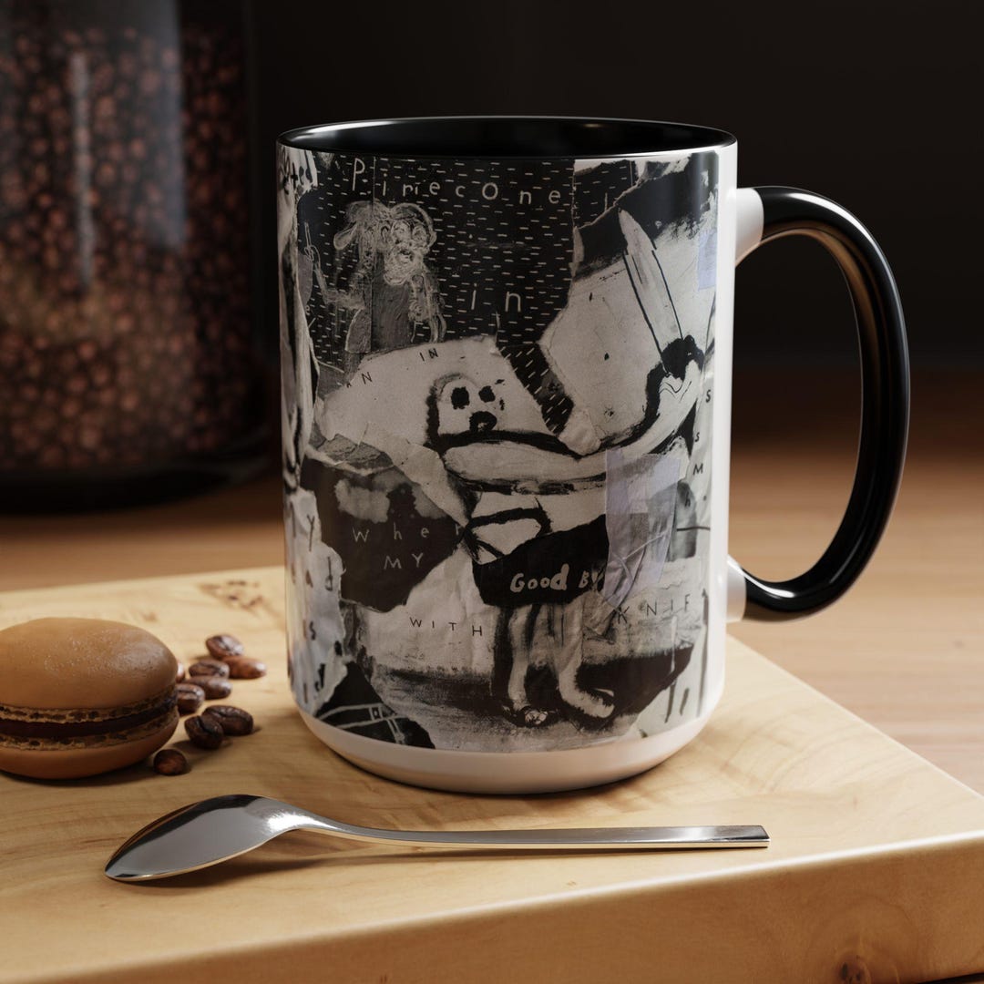 David Lynch Mug: Surreal Horror Art Collage - Twin Peaks Gift - Etsy