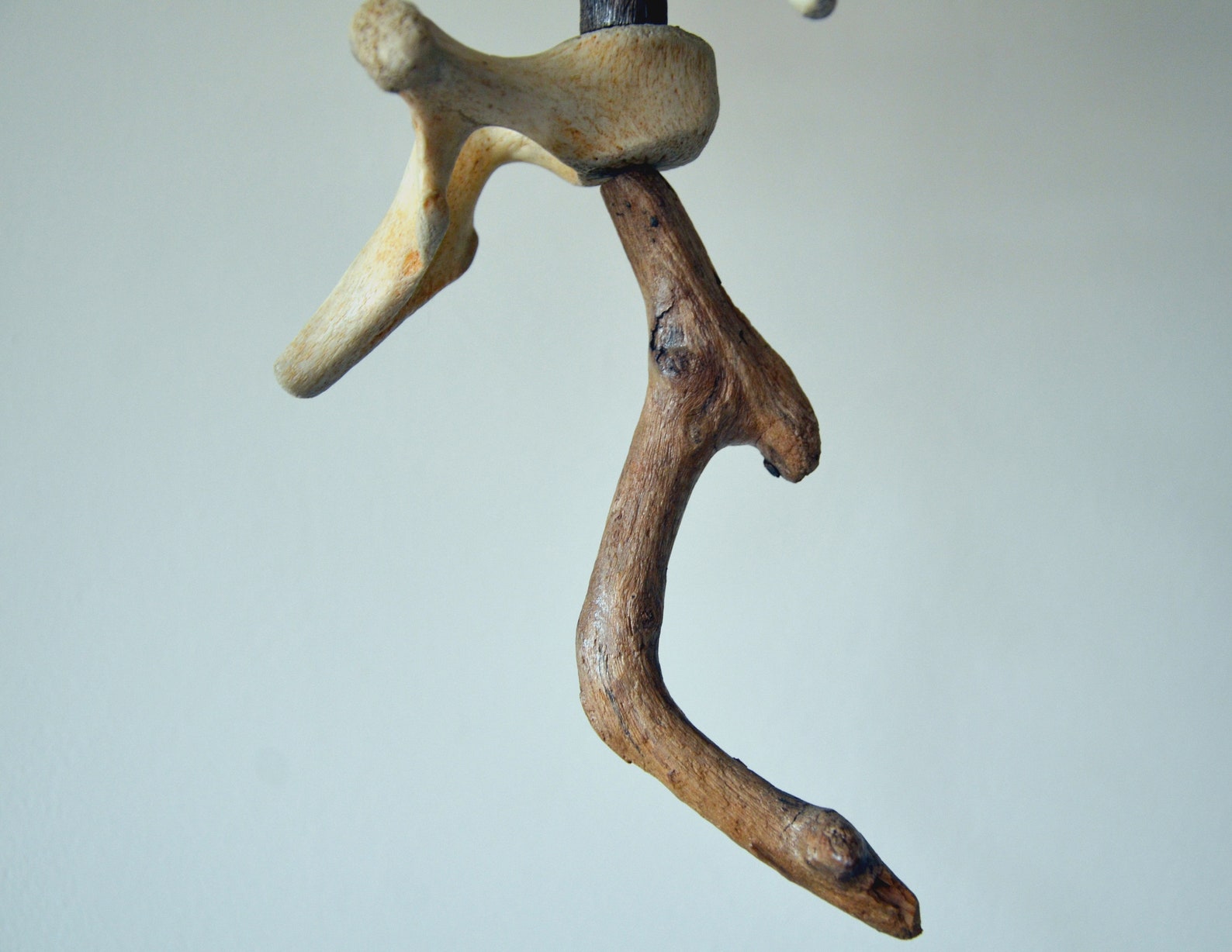 Pagan Design Orbital Spiritual Energy-mobile Hanging Decor With Bones ...