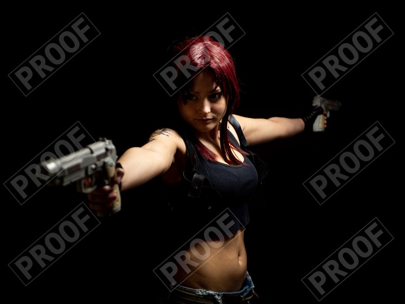 Black Lagoon Revy Two Hands Cosplay Print - Etsy