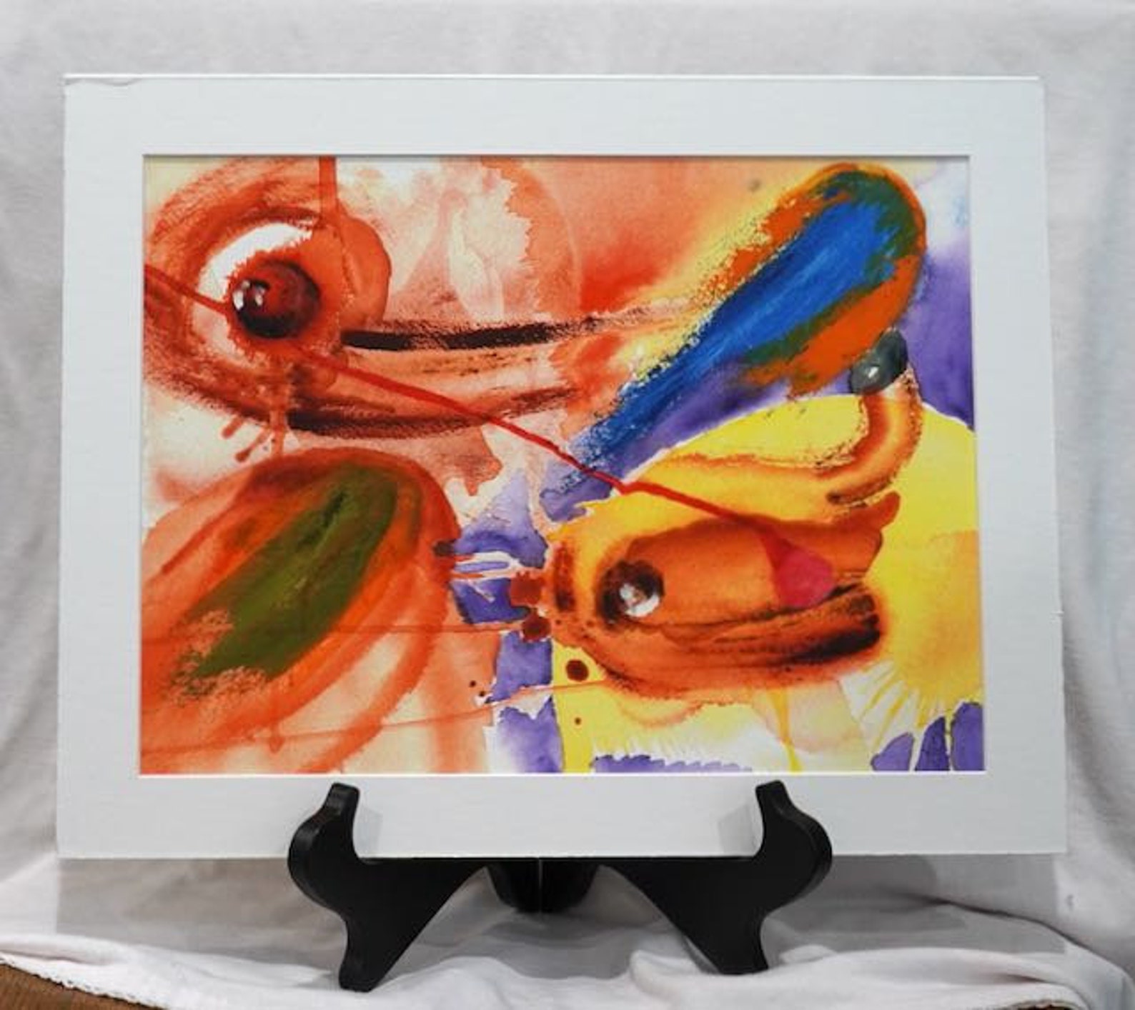 Portrait of Divided Attention - Etsy