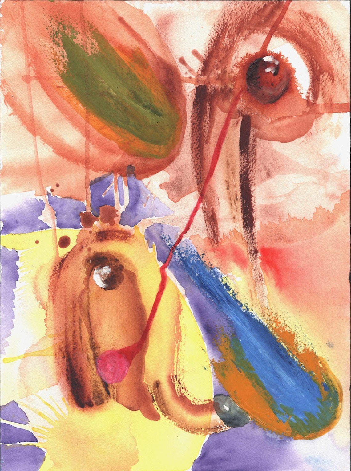 Portrait of Divided Attention - Etsy