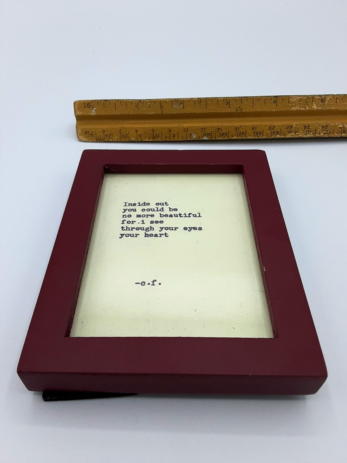 Inside Out Poem Poetry Print Gift - Etsy