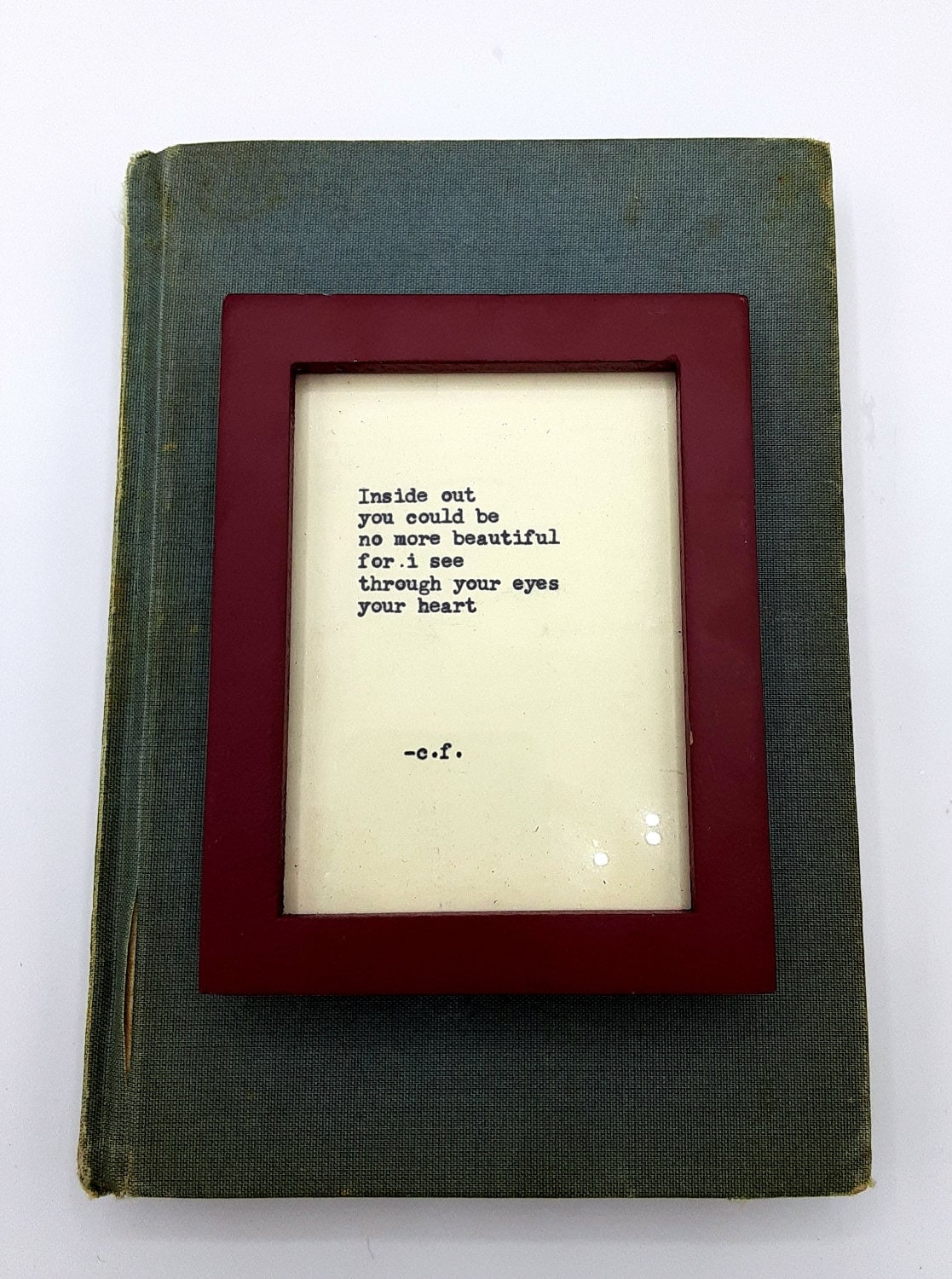 Inside Out Poem Poetry Print Gift - Etsy