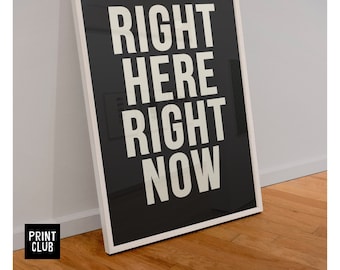 Right Here Poster - Etsy