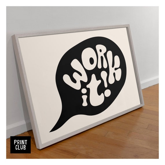 Work It Poster Missy Elliot Print Hip Hop Lyrics Print - Etsy