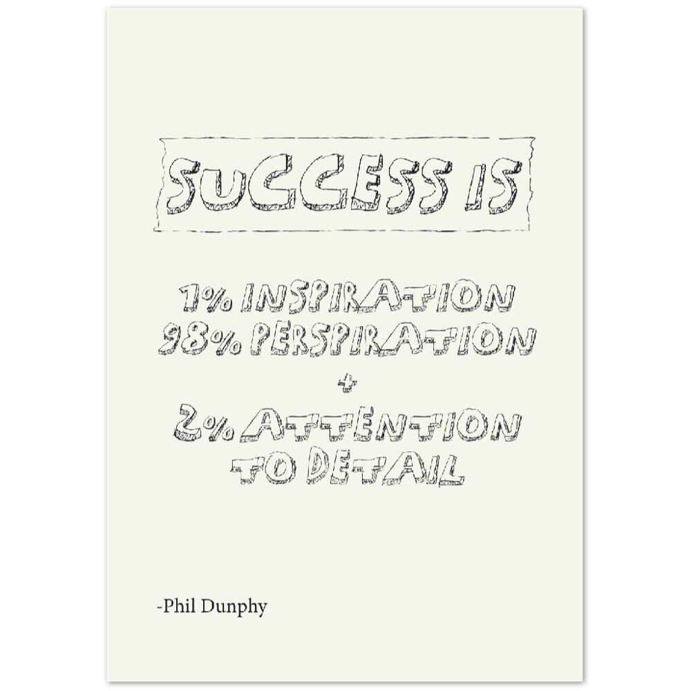 Modern Family Print | Philsosophy Poster | “success Is” Phil Dunphy ...
