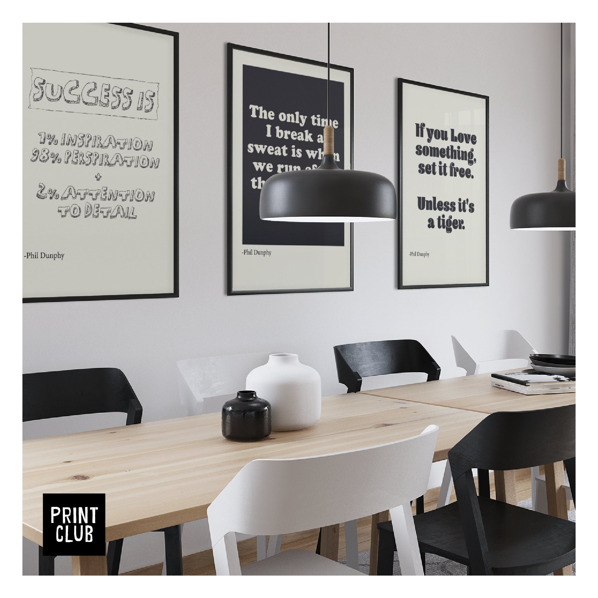 Modern Family Print | Philsosophy Poster | “success Is” Phil Dunphy ...