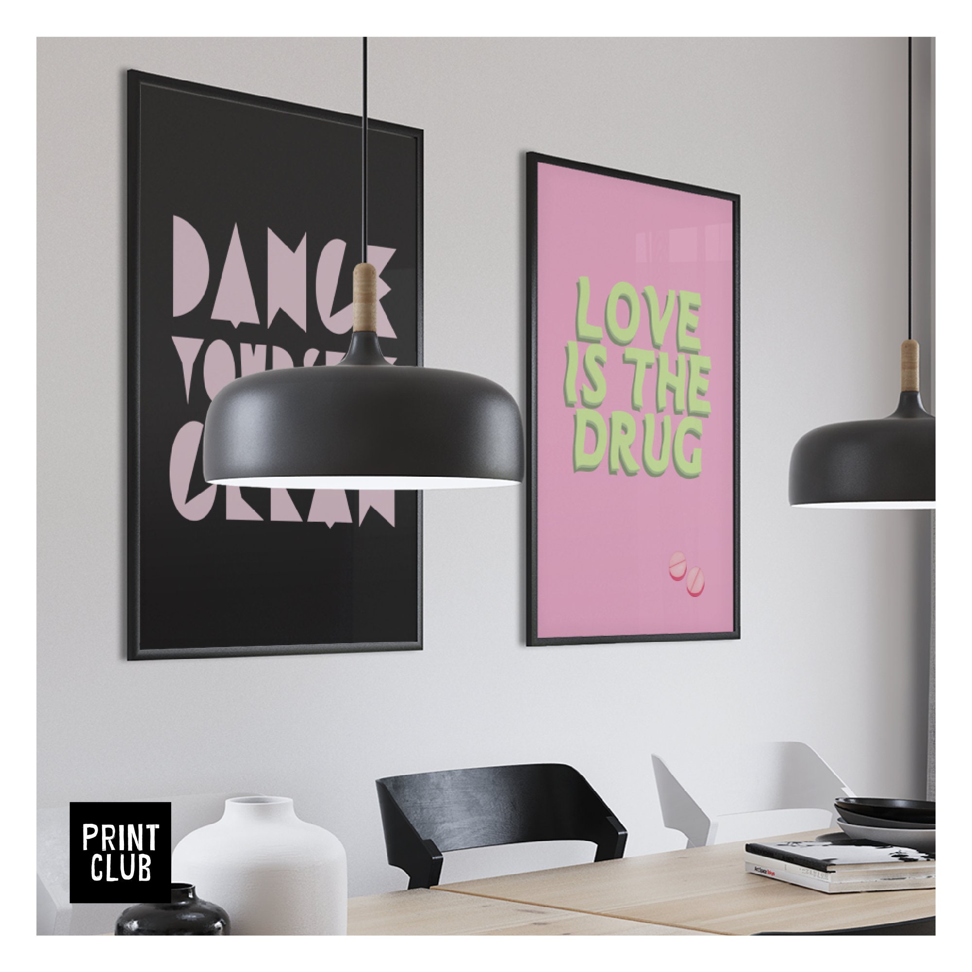 LCD Soundsystem Poster dance Yourself Clean Lyrics Print - Etsy