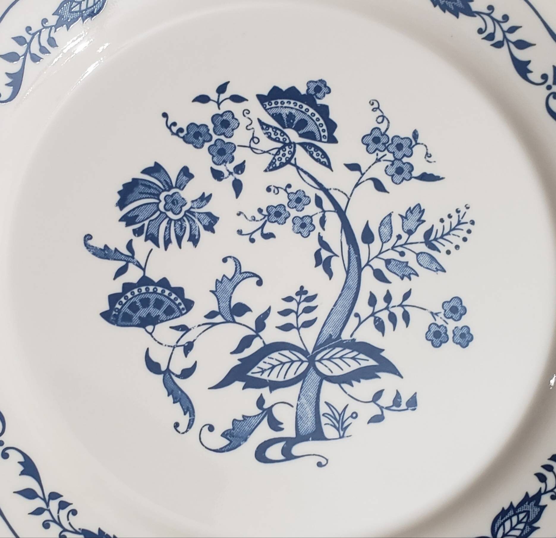 Vintage Corelle Blue Floral Luncheon Plates Set of Two Blue - Etsy