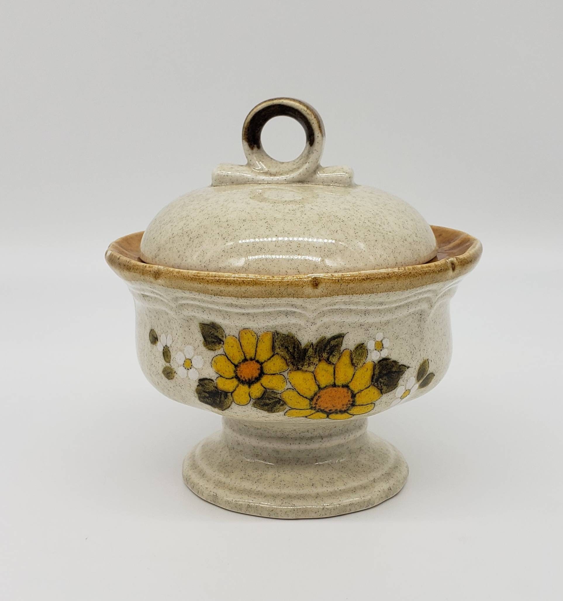 Vintage Mikasa Sunny Side Sugar Bowl - Etsy