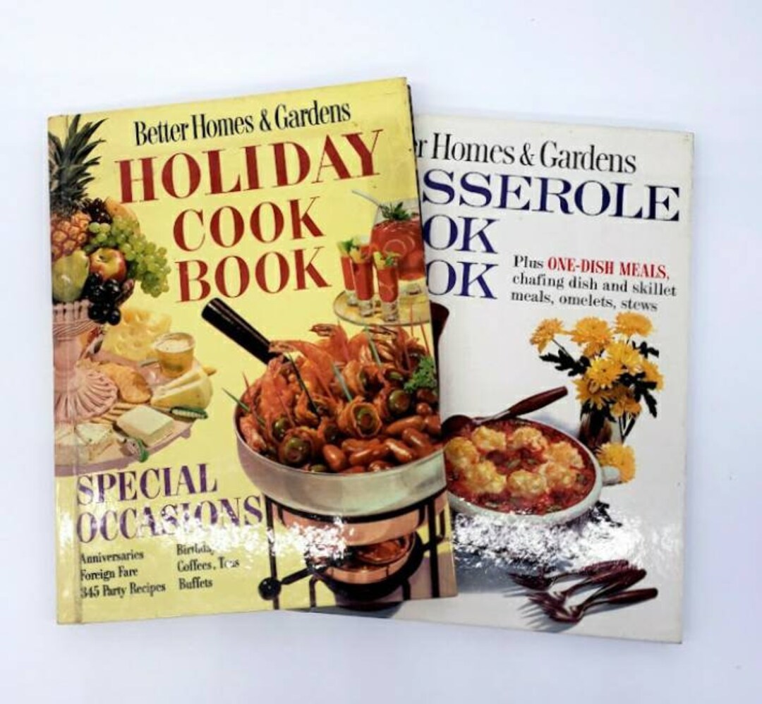 Vintage Holiday Cookbook and Casserole Cookbook Better Homes and ...