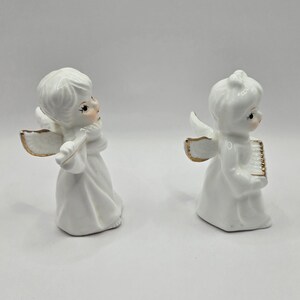 Vintage Musical Angel Figurine Set - Etsy