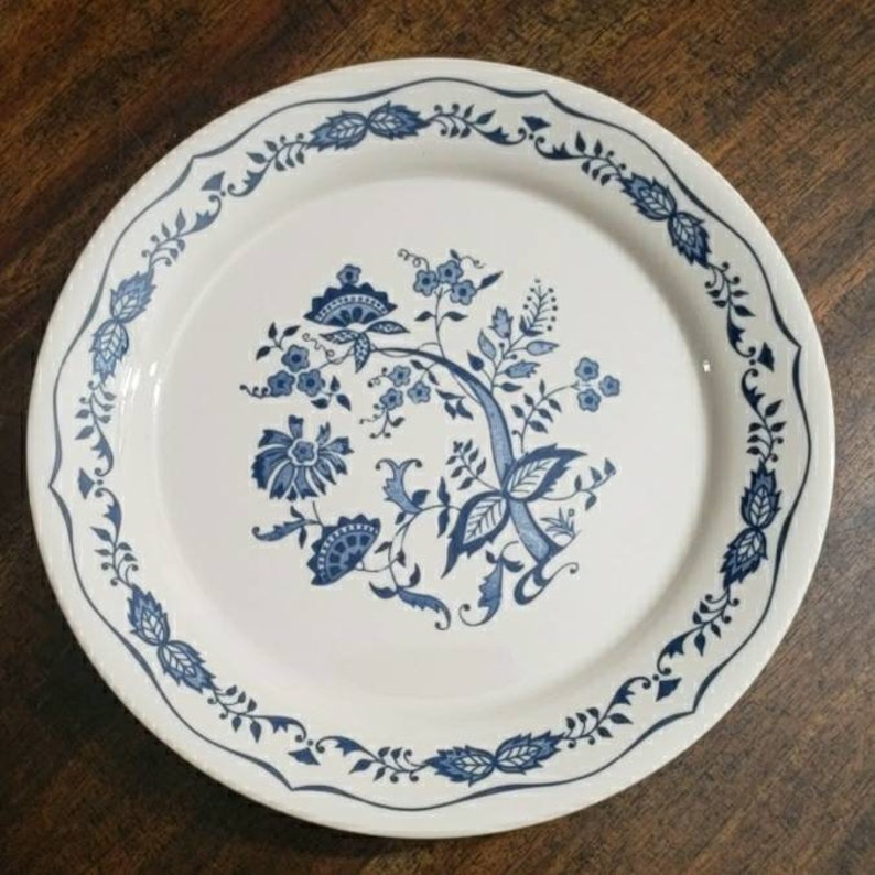 Vintage Corelle Blue Floral Luncheon Plates Set of Two Blue - Etsy