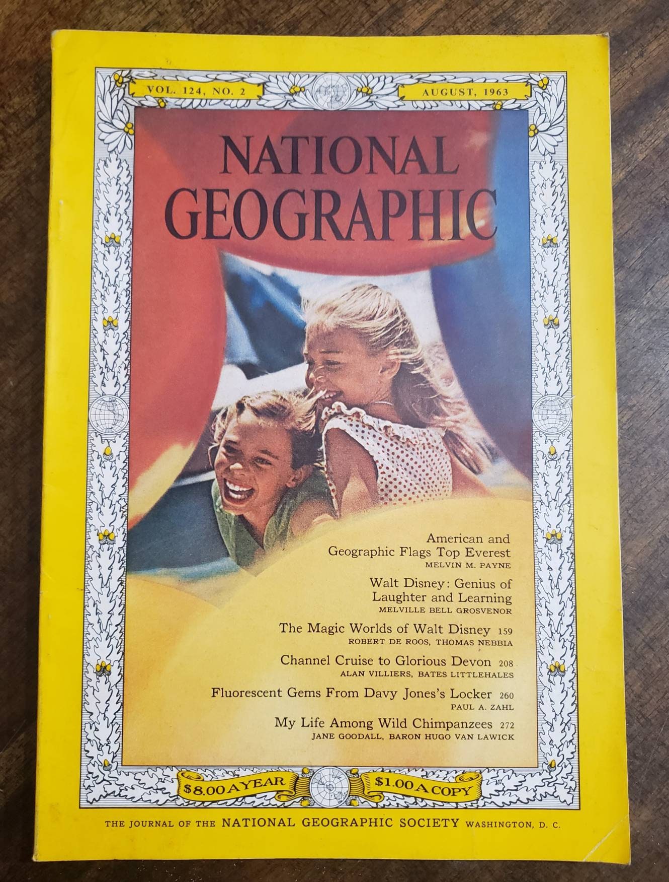 Jane Goodall National Geographic 1963