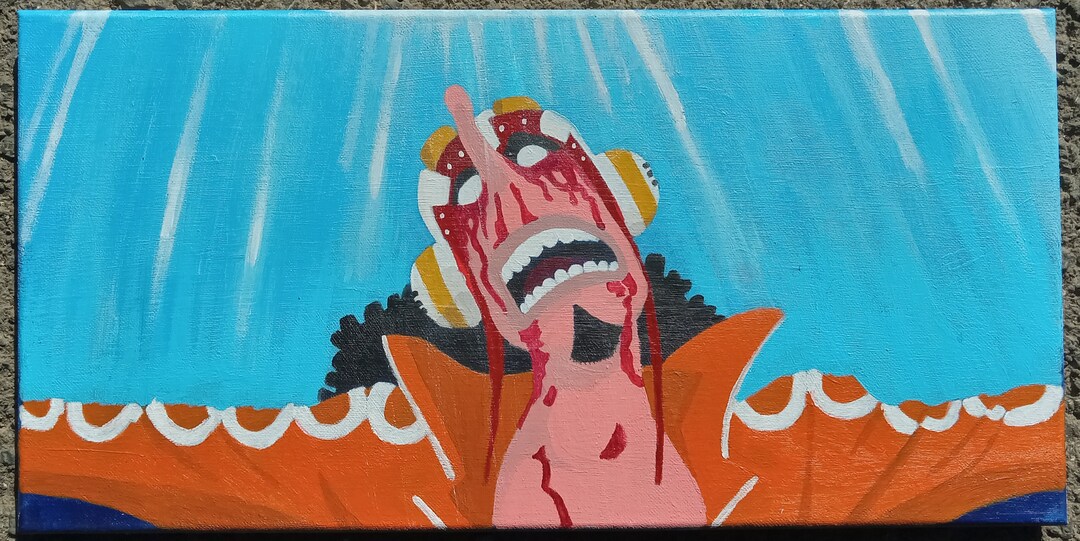 One Piece God Usopp Painting - Etsy