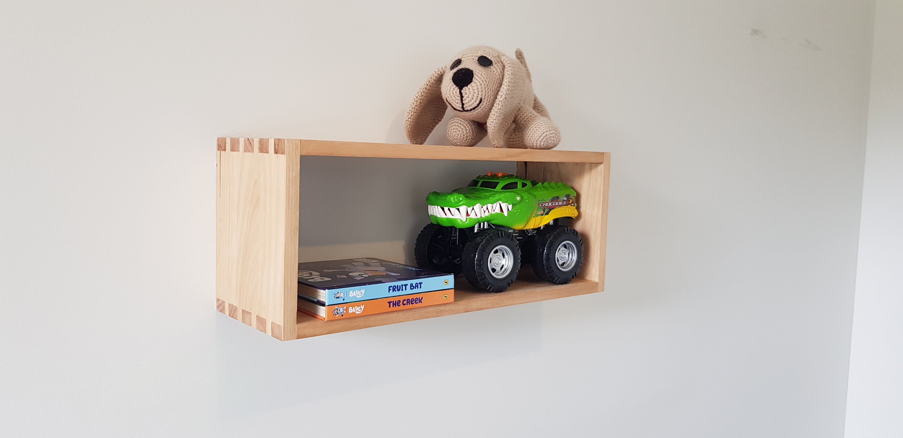 Timber Box Shelf, Wood Box Shelf, Floating Box Shelf, Dovetail Floating ...