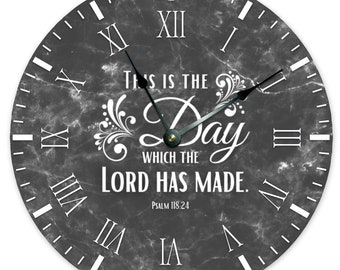 Bible Verse Clock | Etsy