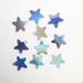 Set of Holographic Stickers "star" in Blue Color, Holographic Sticker ...