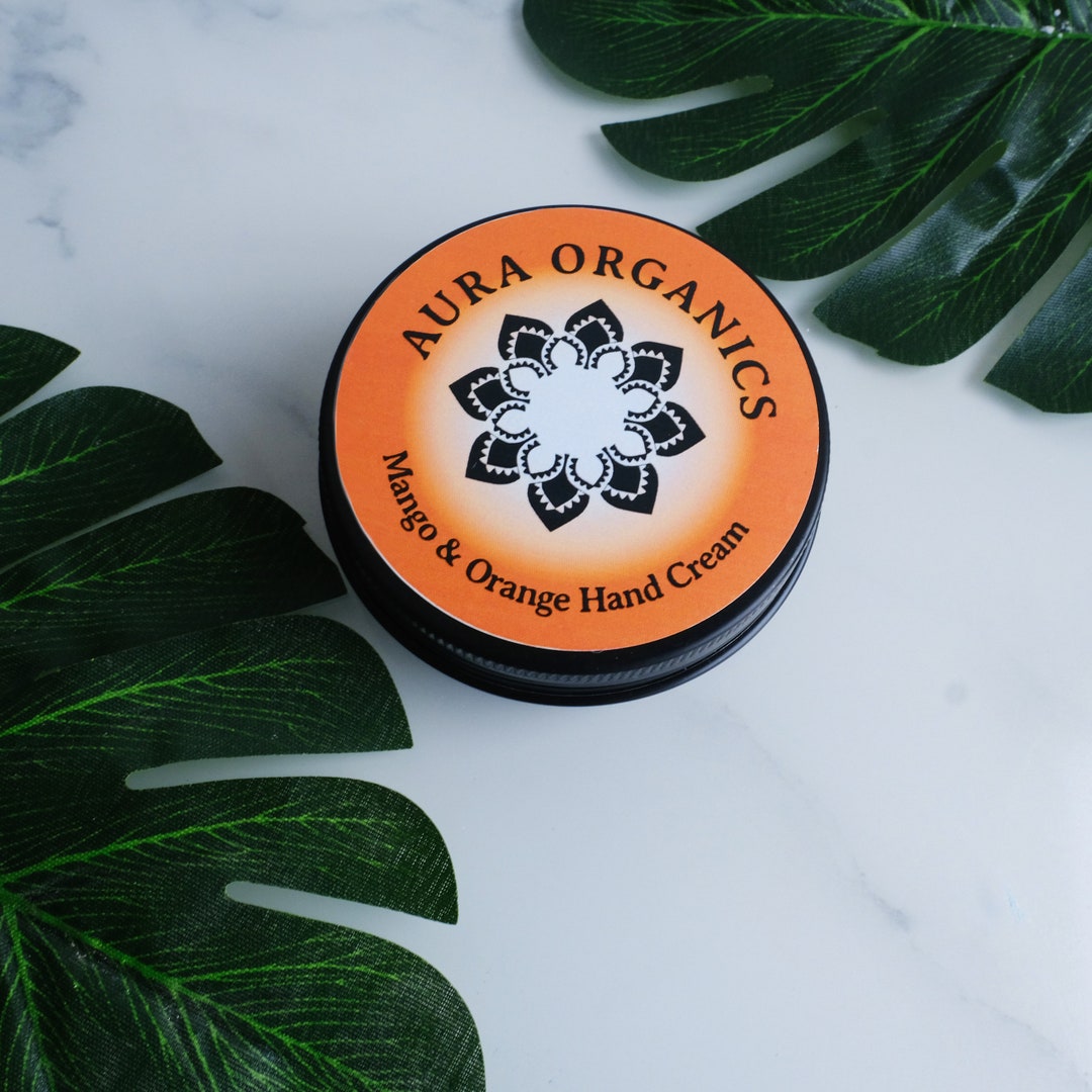 Mango & Orange Organic Hand Cream by Aura Organics - Etsy
