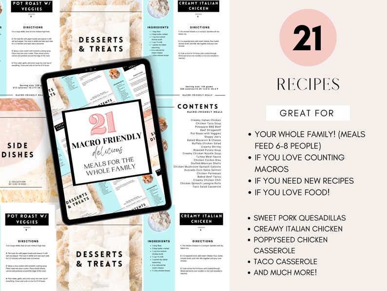 21 Easy Macro-friendly Family Meals, Macro-friendly Family Dinners ...