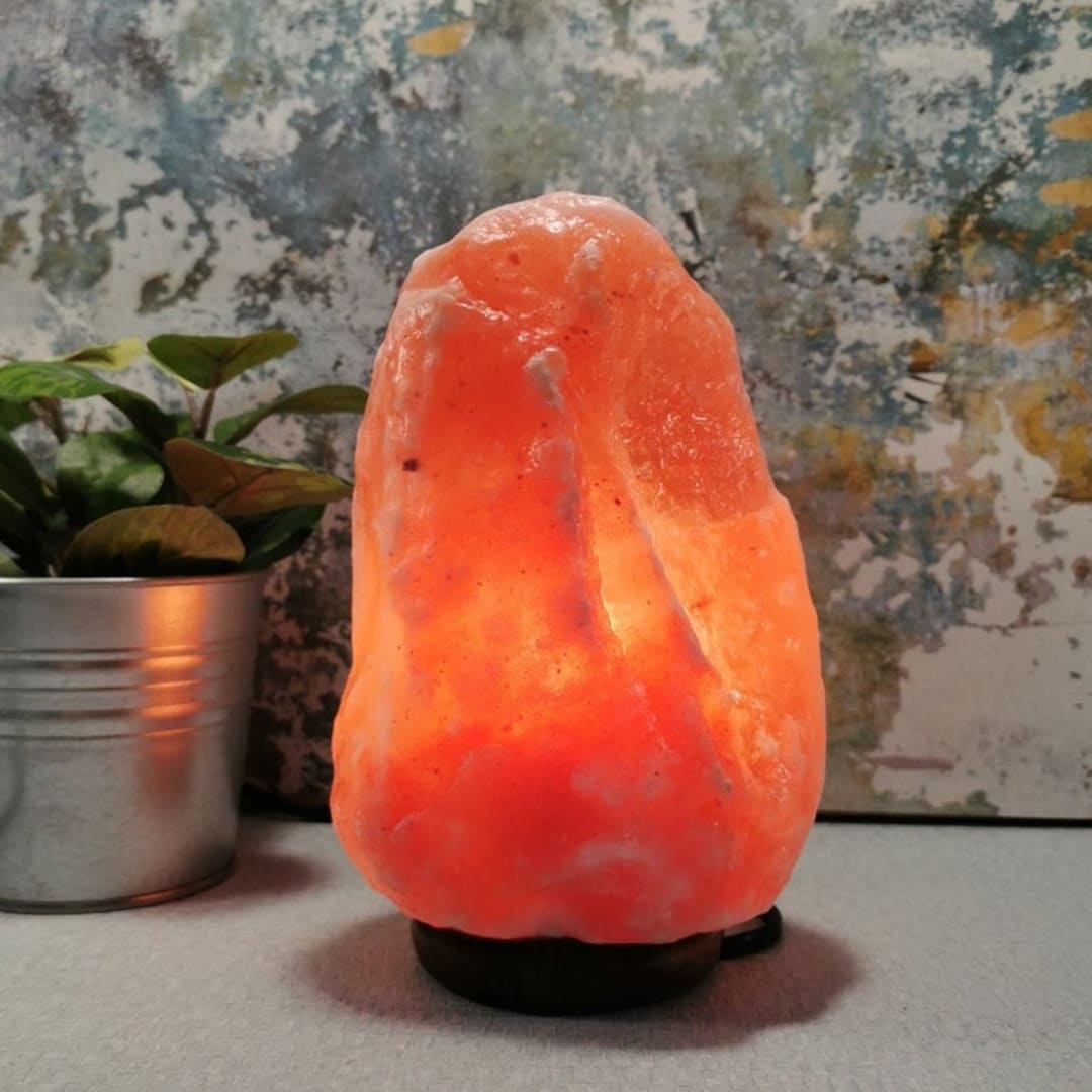Himalayan Salt Lamp 3-4 KG, Authentic Salt Lamp, Wellness Gift, Natural ...