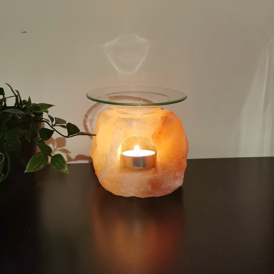 Himalayan Salt Natural Oil Burner With Eco Friendly Wax Melt Tubs ...